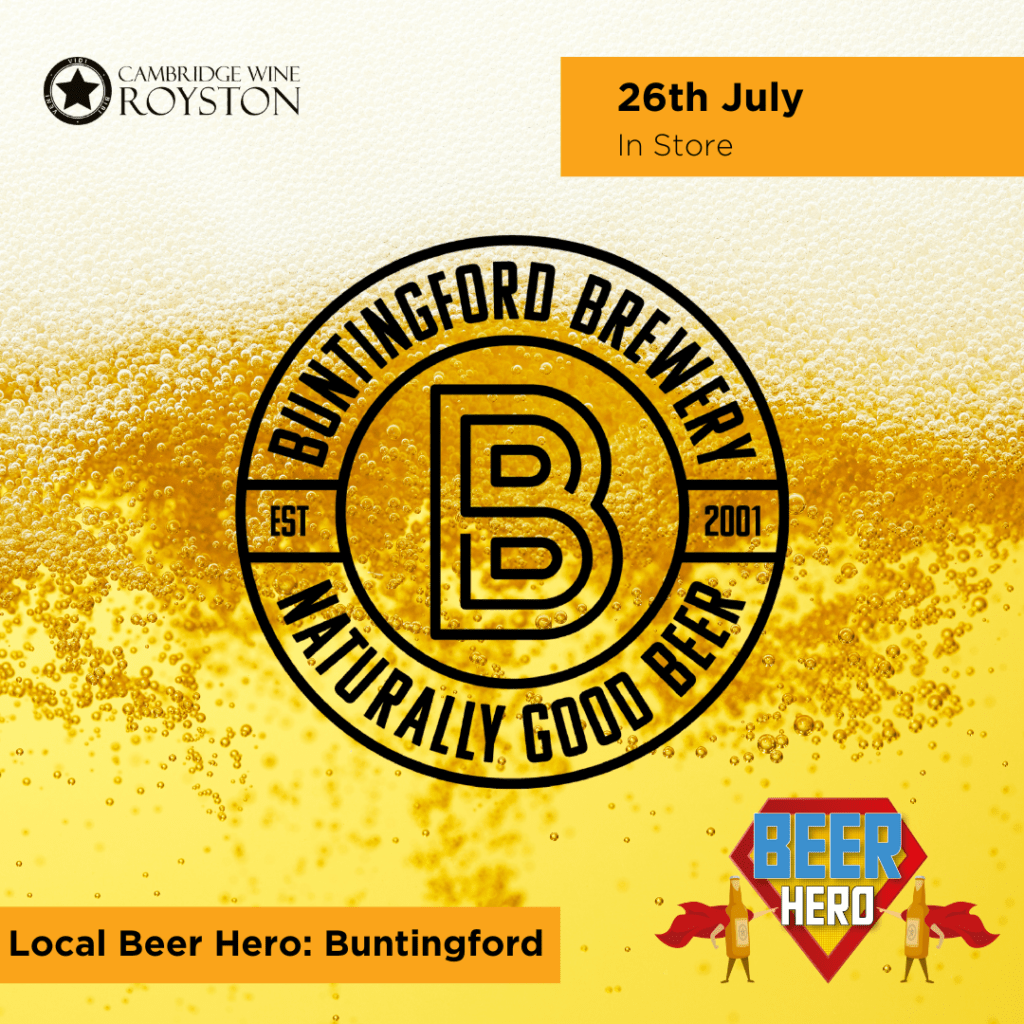 Local Beer Hero: Buntingford Brewery - Cambridge Wine Royston ...