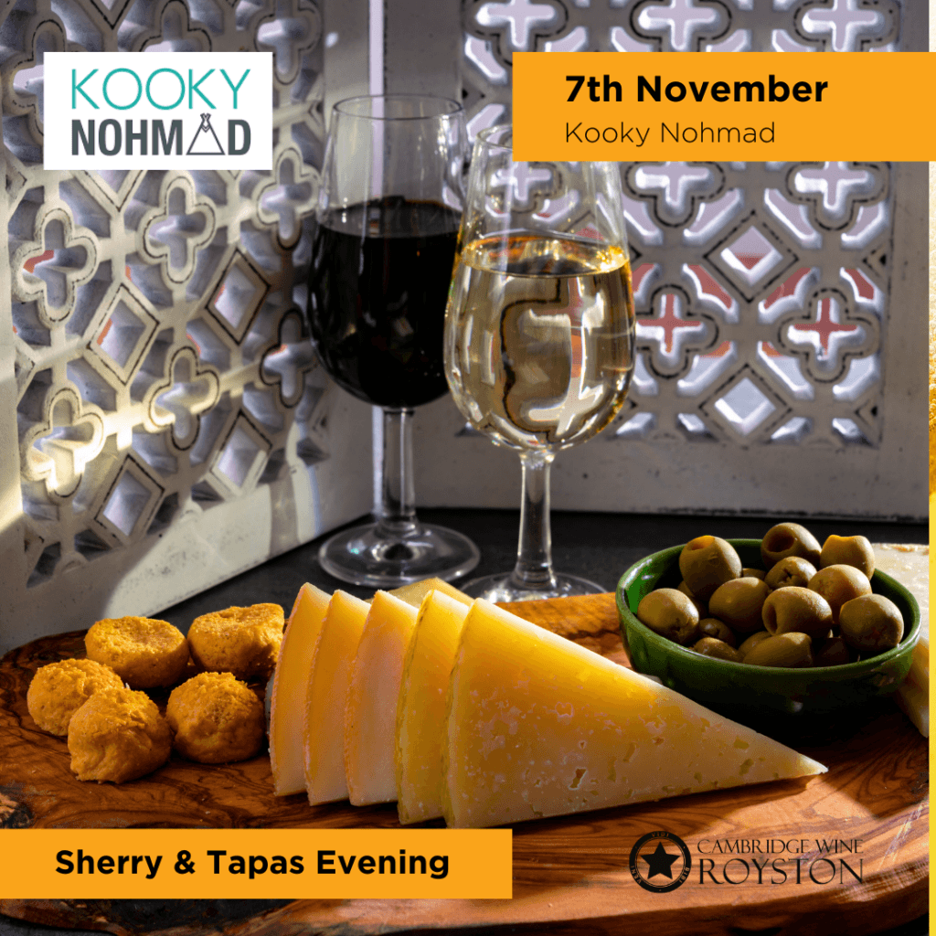 Sherry & Tapas Evening - Cambridge Wine Royston, Hertfordshire