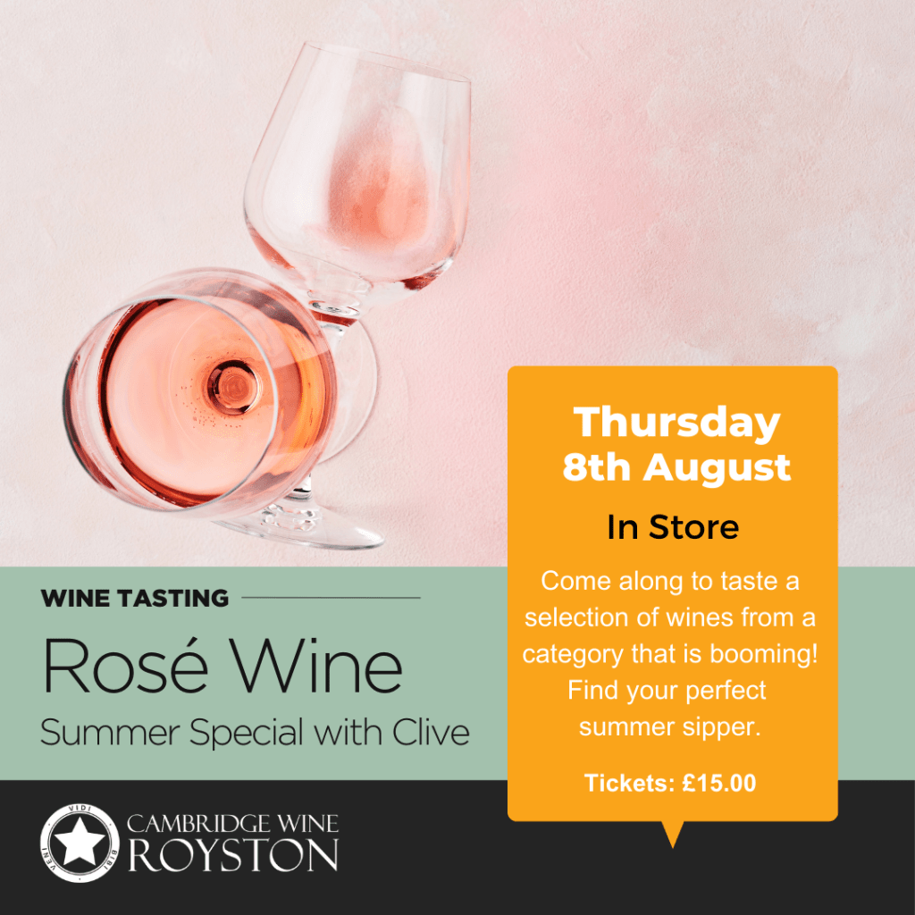 Summer Rosé Wine Tasting - Cambridge Wine Royston, Hertfordshire