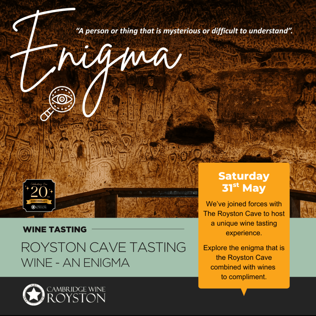 Date change! Royston Cave Wine Tasting - Cambridge Wine Royston ...